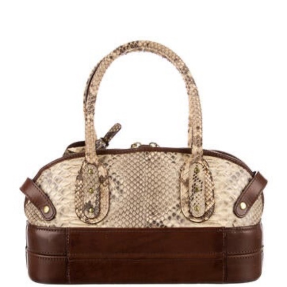 Chloe | Bags | Chloe Authentic Rare Python Leathertrimmed Handle ...
